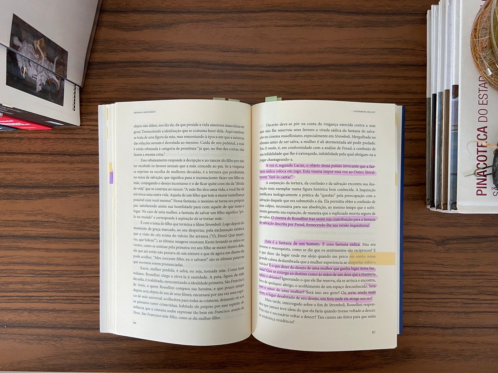 Testemunho de um percurso analítico: os Abismos Ordinários, de ...